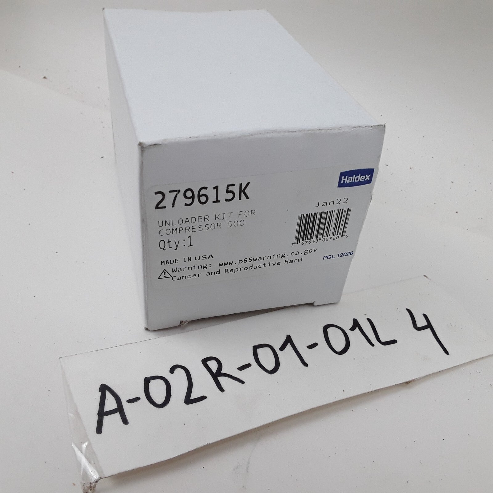 Haldex 279615K - Unloader Kit For Bendix TF500/TF501/TF600/TF700 Compr